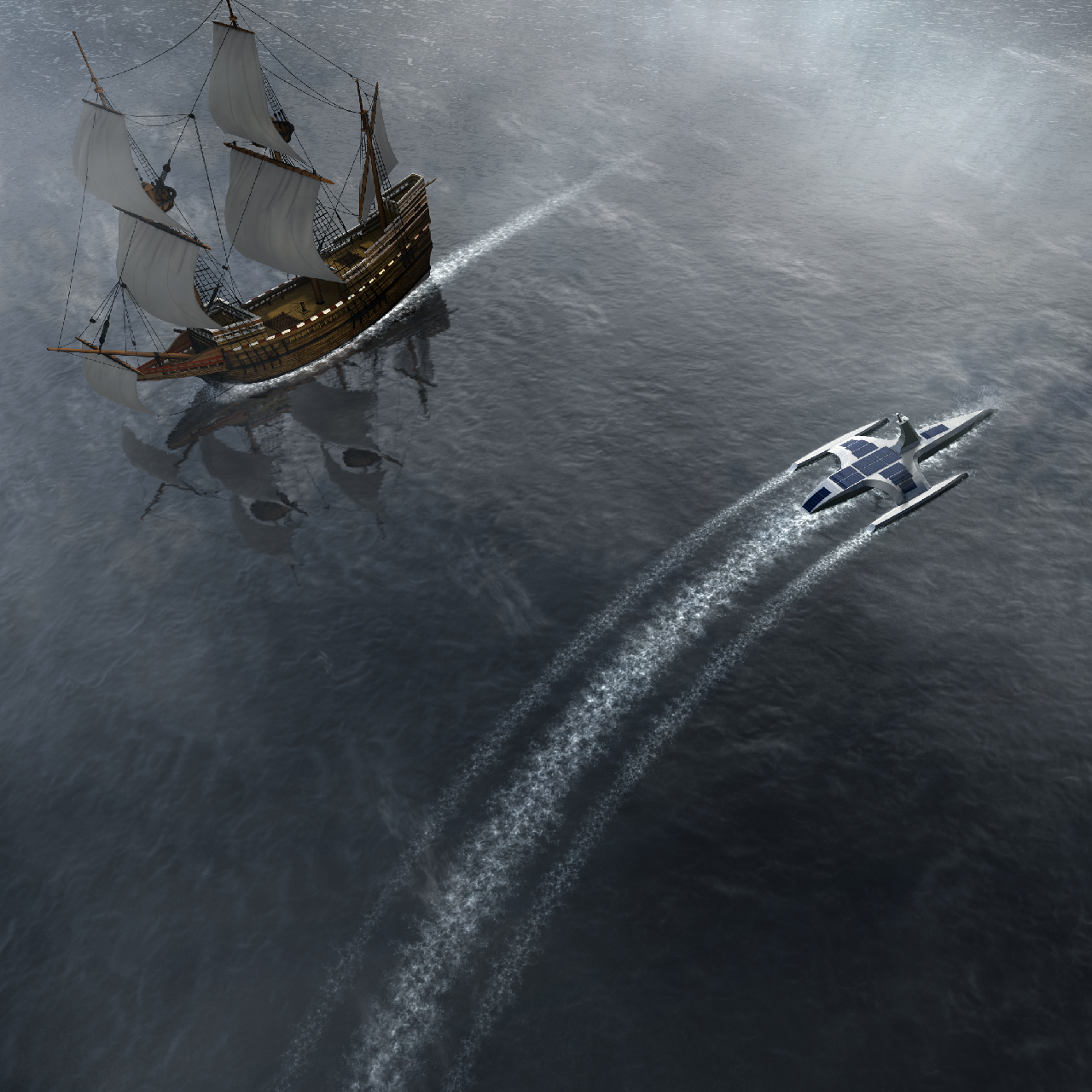 AI captain! Self-sailing crewless ship to recreate Mayflower voyage - CGTN