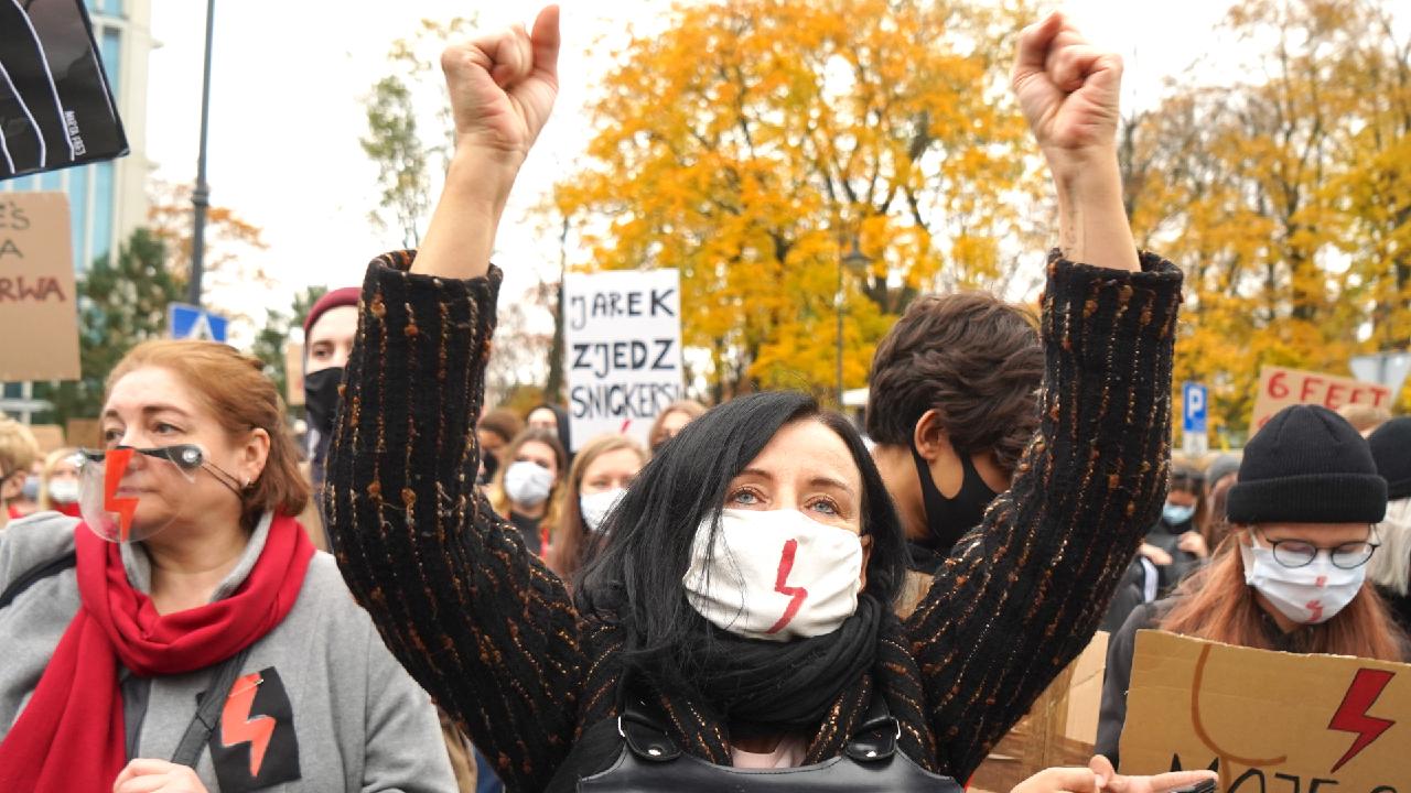 Polish protesters gain support against strict abortion ban - CGTN