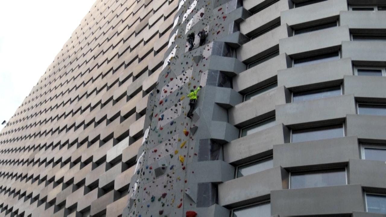 Would you scale the world's tallest climbing wall? - CGTN