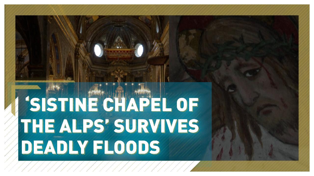 'Sistine Chapel of the Alps' survives deadly floods in France - CGTN