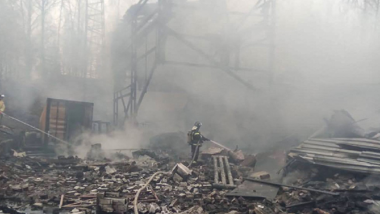 Huge explosion kills 16 at Russian gunpowder plant - CGTN
