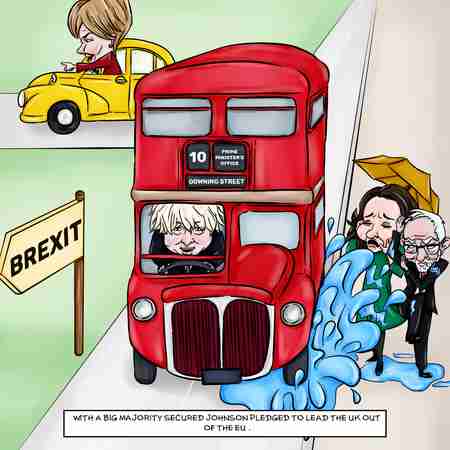 The 2019 UK general election cartoon - CGTN