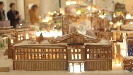 Gingerbread city gives a taste of future city living - CGTN