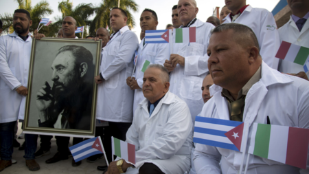 Cuban doctors arrive in Italy to join COVID-19 fight - CGTN